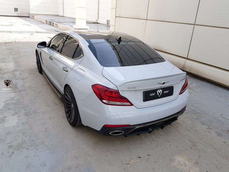 M&S Rear Diffuser for Genesis G70 – UNIQPERFORMANCE