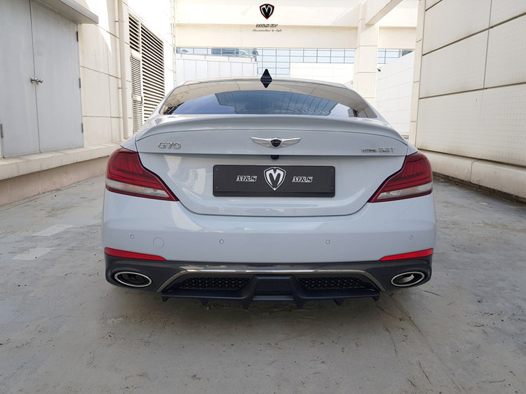 M&S Rear Diffuser for Genesis G70 – UNIQPERFORMANCE