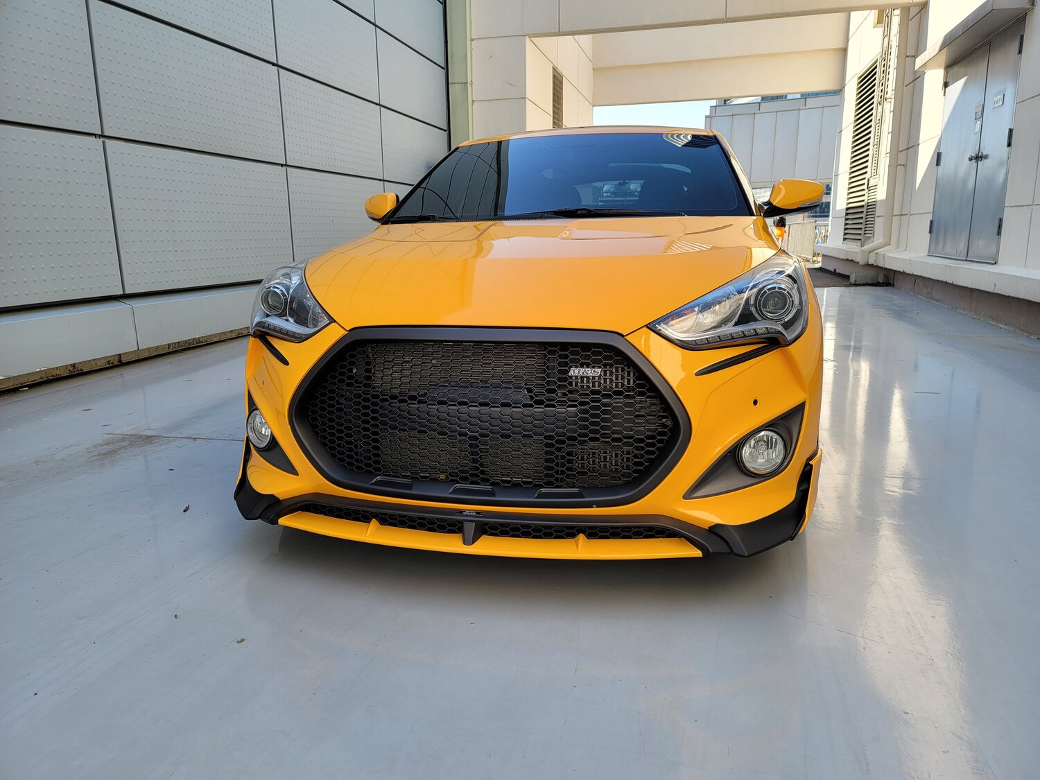 M&S Front Bumper Garnish Hyundai Veloster Turbo 2013-2017 – UNIQPERFORMANCE