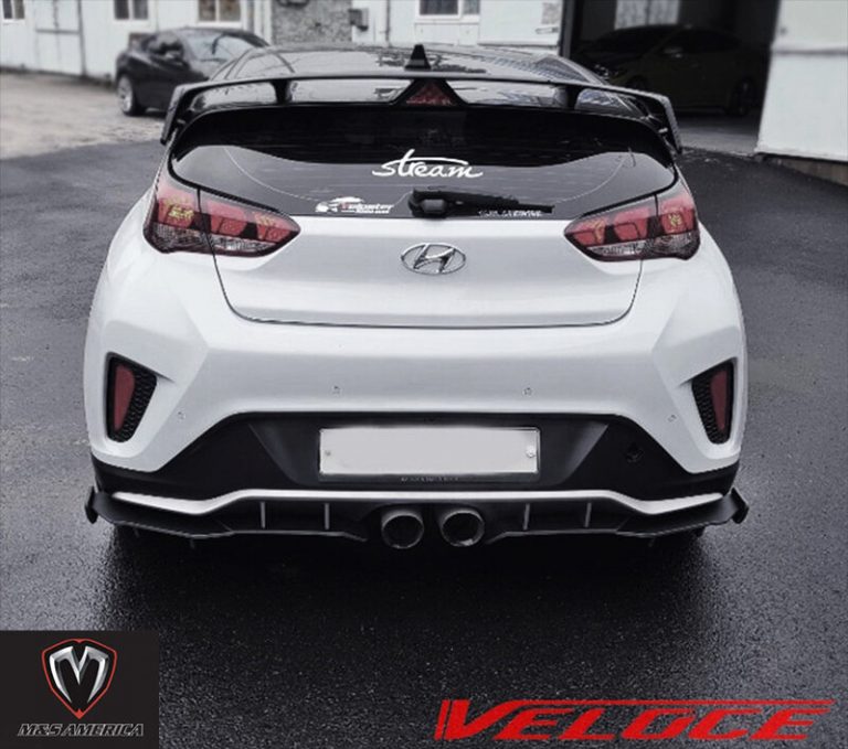 Hyundai Veloster JS 2018+M&S VELOCE Line Type R Rear Diffuser ...