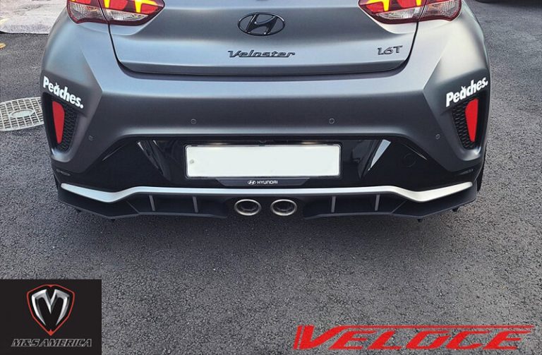 Hyundai Veloster JS 2018+M&S VELOCE Line Type S Rear Diffuser ...