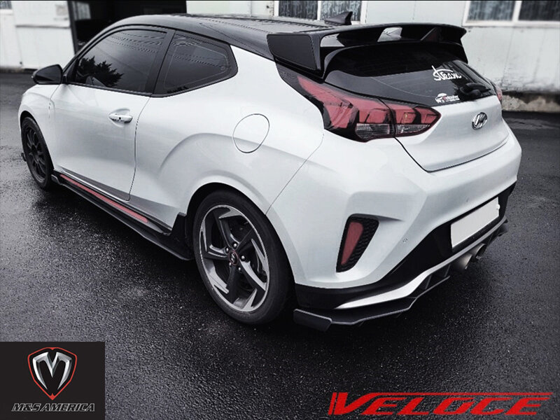 Hyundai Veloster JS 2018+M&S VELOCE Line Type R Rear Diffuser ...