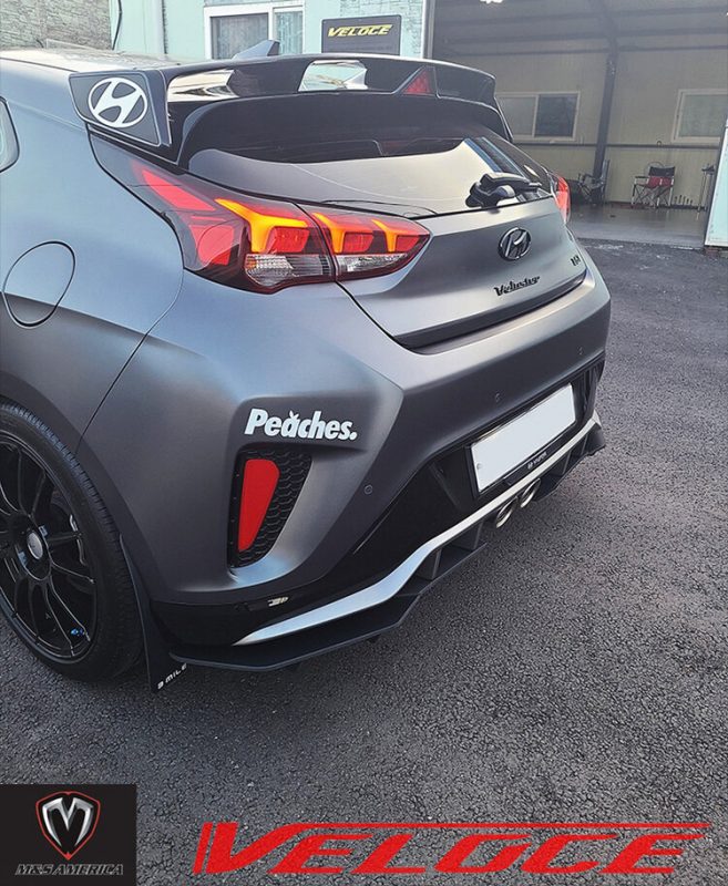 Hyundai Veloster JS 2018+M&S VELOCE Line Type S Rear Diffuser ...