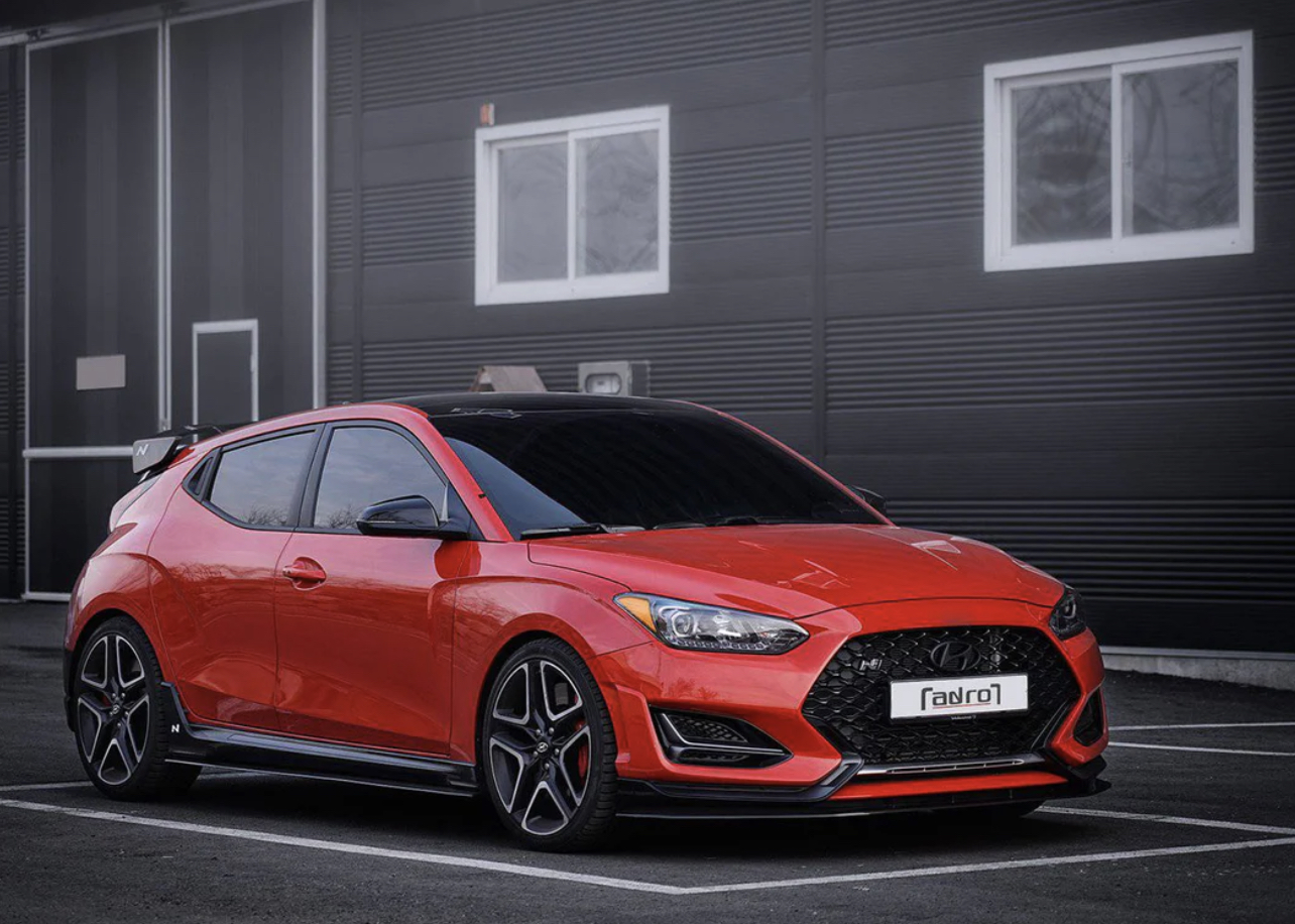 Hyundai Veloster Turbo & N Carbon Fiber Front Lip V1 – UNIQPERFORMANCE