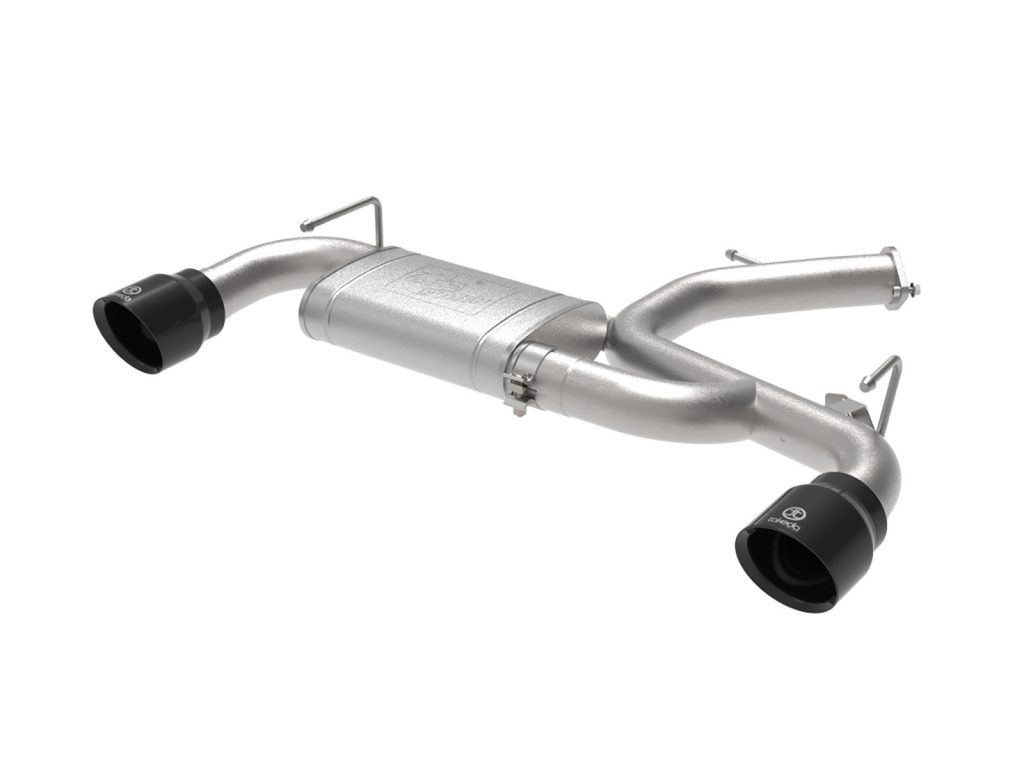 2019+ Veloster N Takeda 3″ 304 Stainless Steel Axle-Back Exhaust System ...