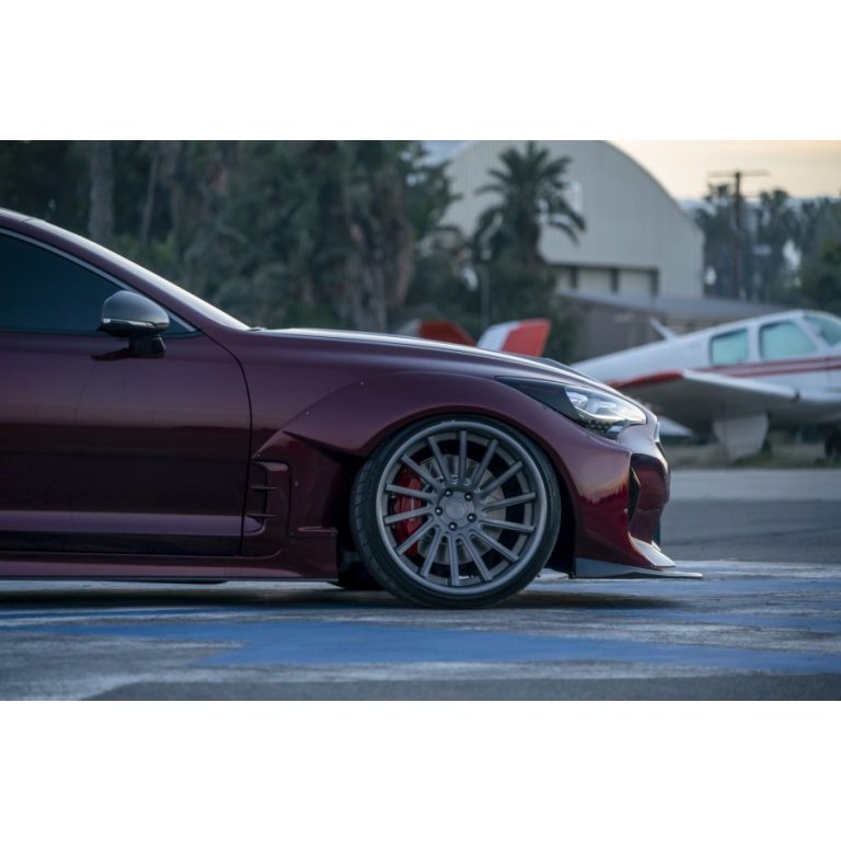 Legato Front Wide Over Fenders | Kia Stinger (18+) - UNIQPERFORMANCE